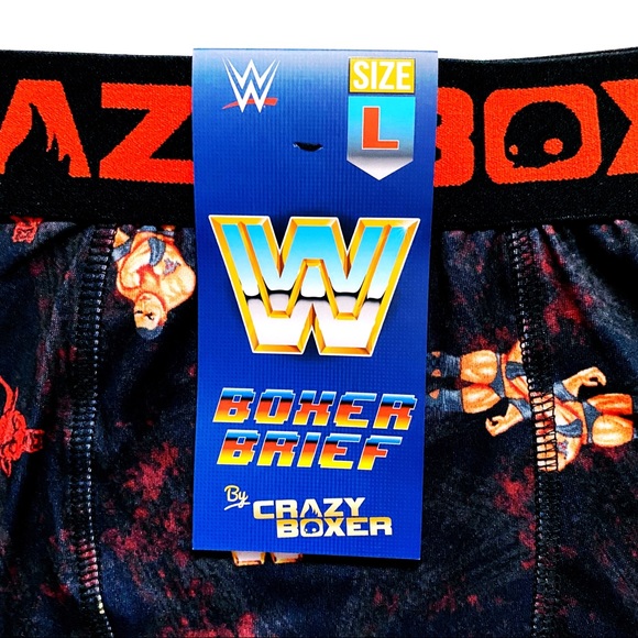 Crazy Boxer | Underwear & Socks | Crazy Boxer Briefs Wwf Wwe Arcade The ...